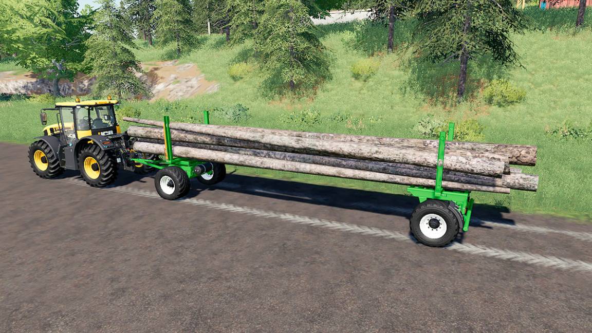 Download the BBM RT1 & BBM RT2 Log Trailers – FS19 Mods