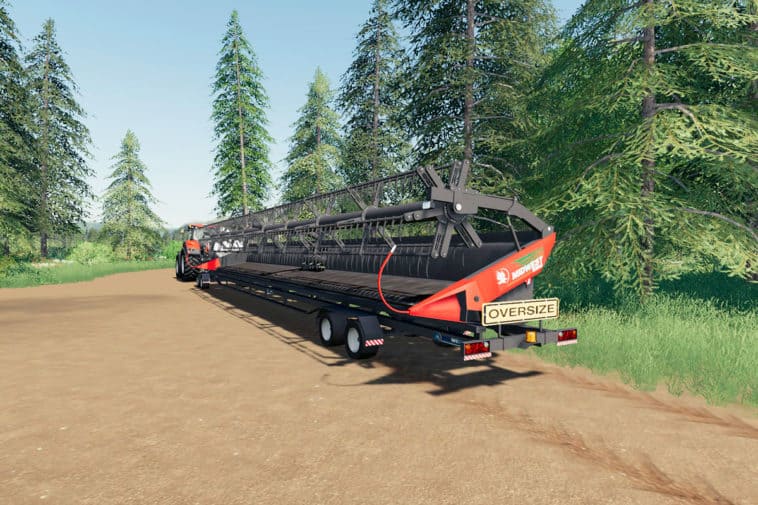 FS19 Mods • Midwest Durus 55 Ft Combine Header • Yesmods