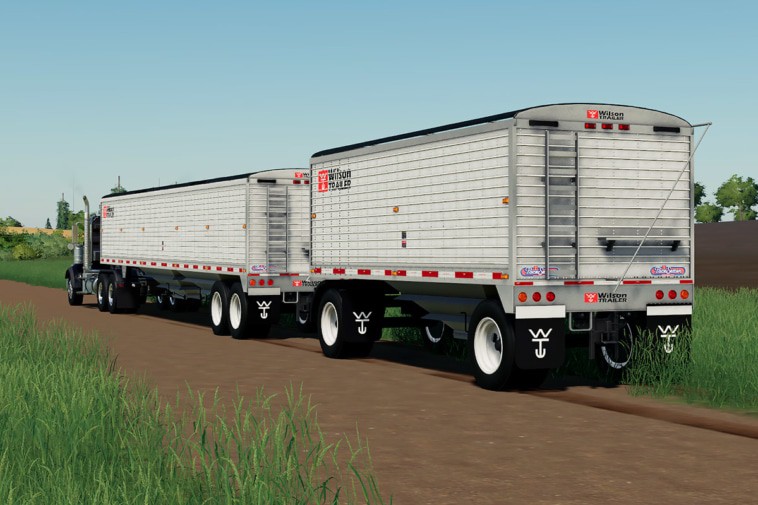 FS19 Mods • Wilson Trailers Pack (4 Trailers + Dolly) • Download Here