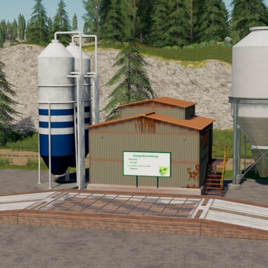 Download FS19 Mods • Placeable Fertilizer Production Plant • Yesmods