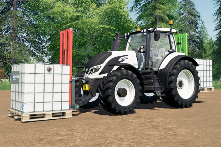 Great FS19 Mods • Attachable Tractor Forklift • Yesmods