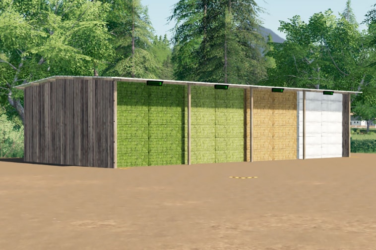 FS19 Mods • Big Bale Storage Pack • Yesmods