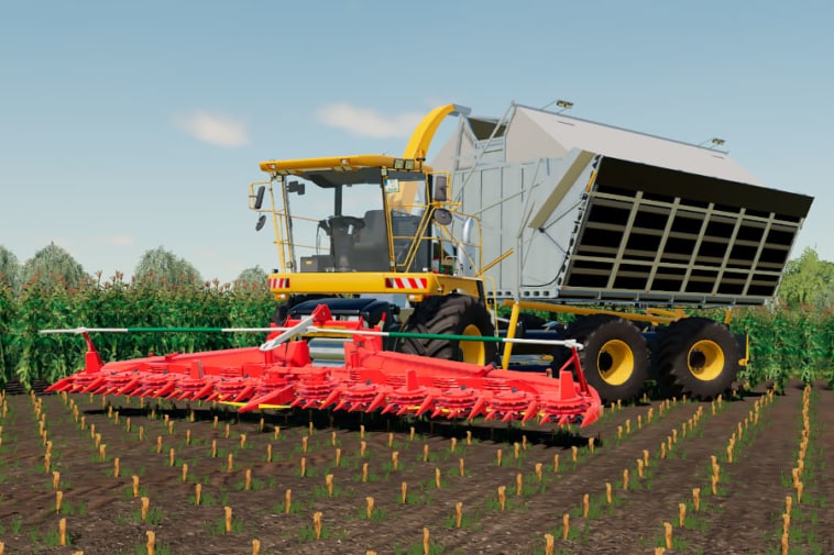 FS19 Mods • Chäfer Bunker Forage Harvester • Yesmods