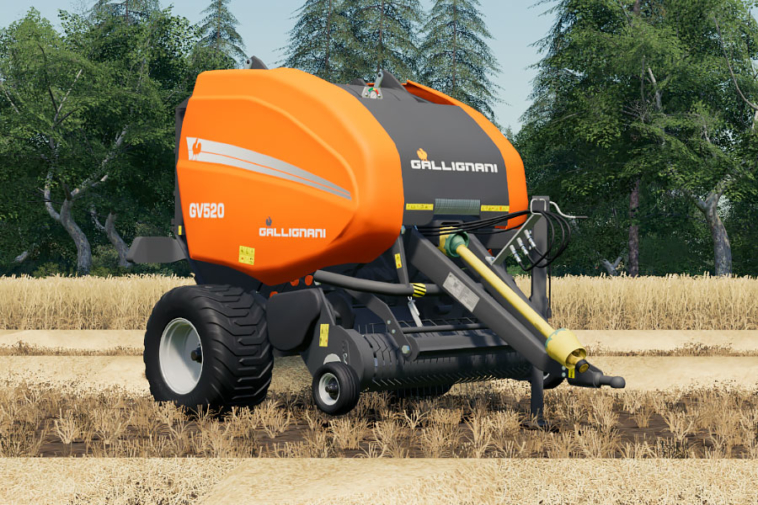 FS19 Mods • Gallignani GV520 Round Baler • Yesmods