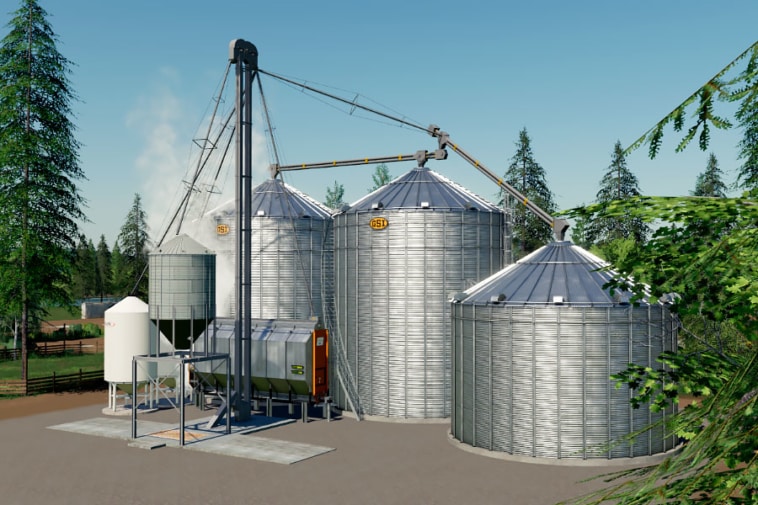 FS19 Mods • GSI Grain Complex & Corn Dryer • Yesmods
