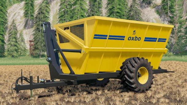 FS19 Mods • Oxbo High Tip Dump Cart • Yesmods
