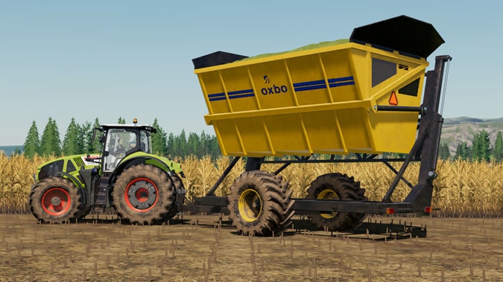 FS19 Mods • Oxbo High Tip Dump Cart • Yesmods