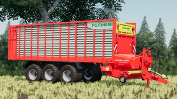 Download FS19 Mods • Pöttinger Jumbo Loading Wagon (43,000 Liters)