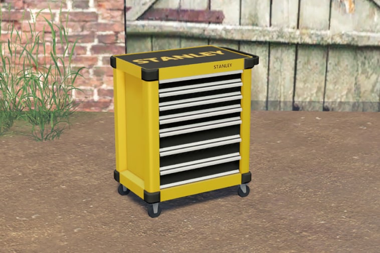 FS19 Mods • Stanley Tool Trolley (Placeable) • Yesmods