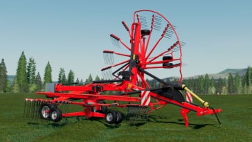 FS19 Mods • The Kuhn GA 8521s Side Delivery Windrower • Yesmods